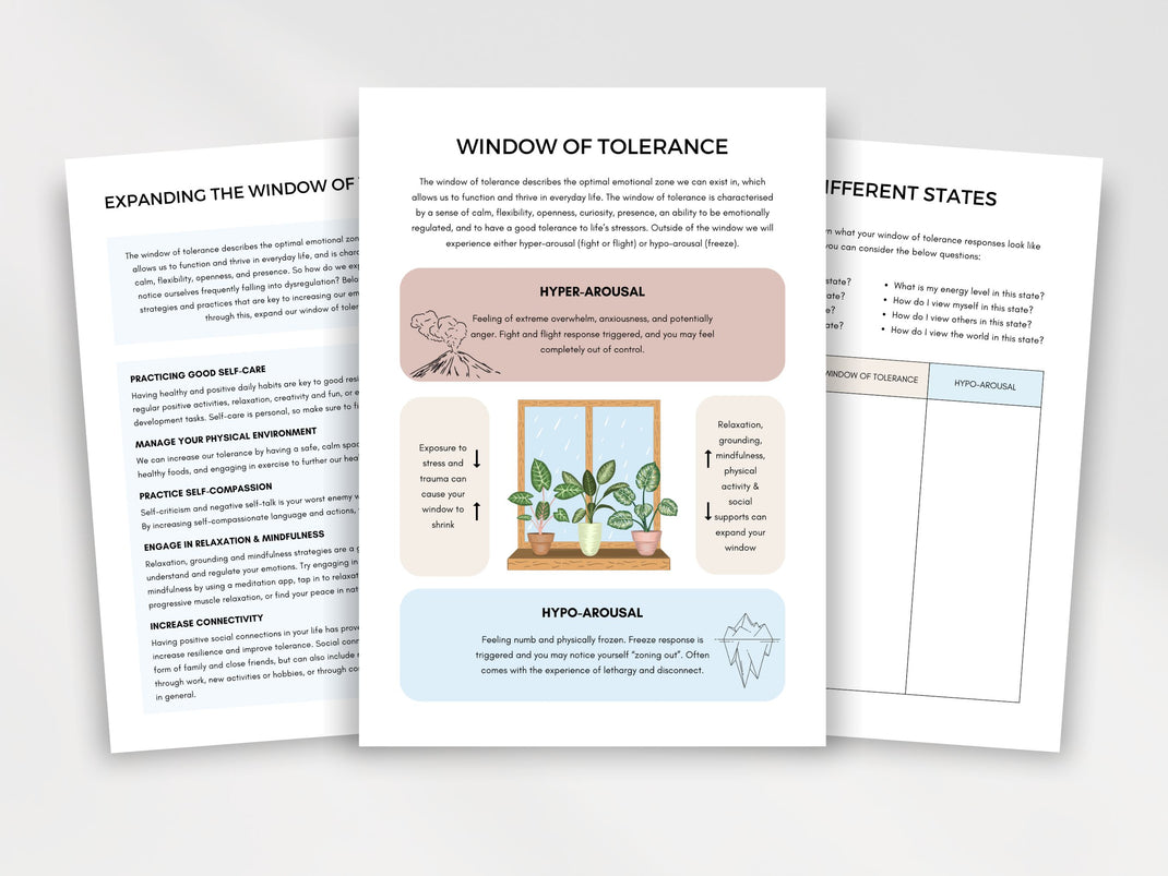 Free Therapy Worksheets | My Thriving Mind