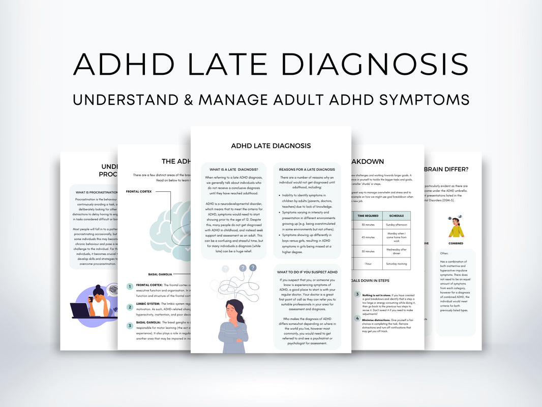 ADHD Worksheets | My Thriving Mind