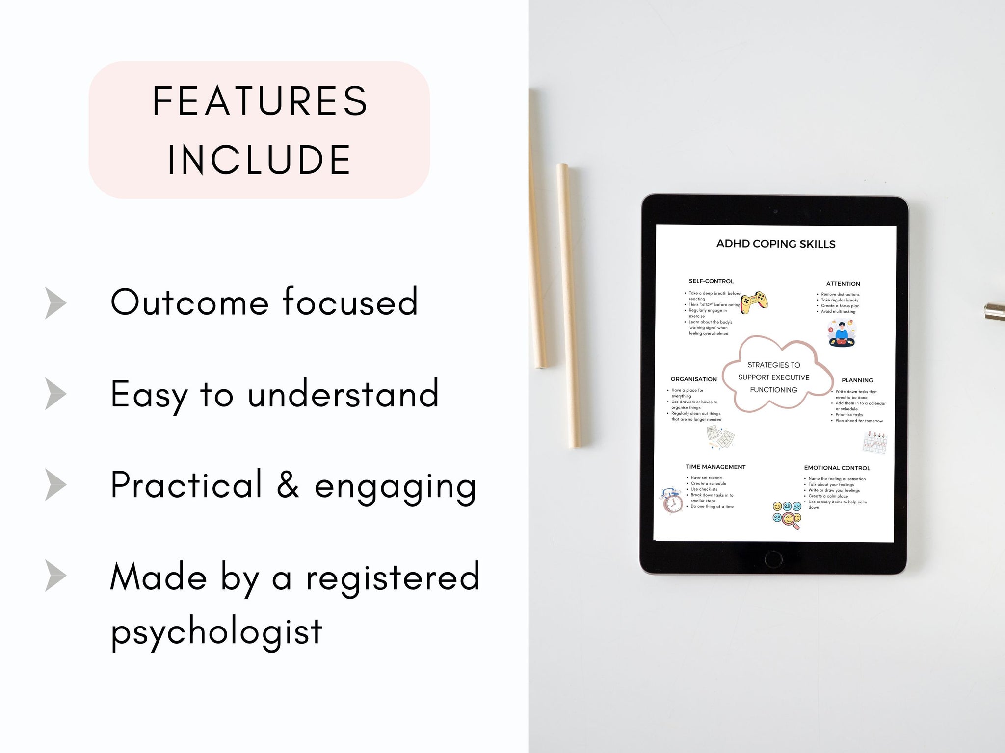 ADHD Worksheets Mega Bundle | My Thriving Mind