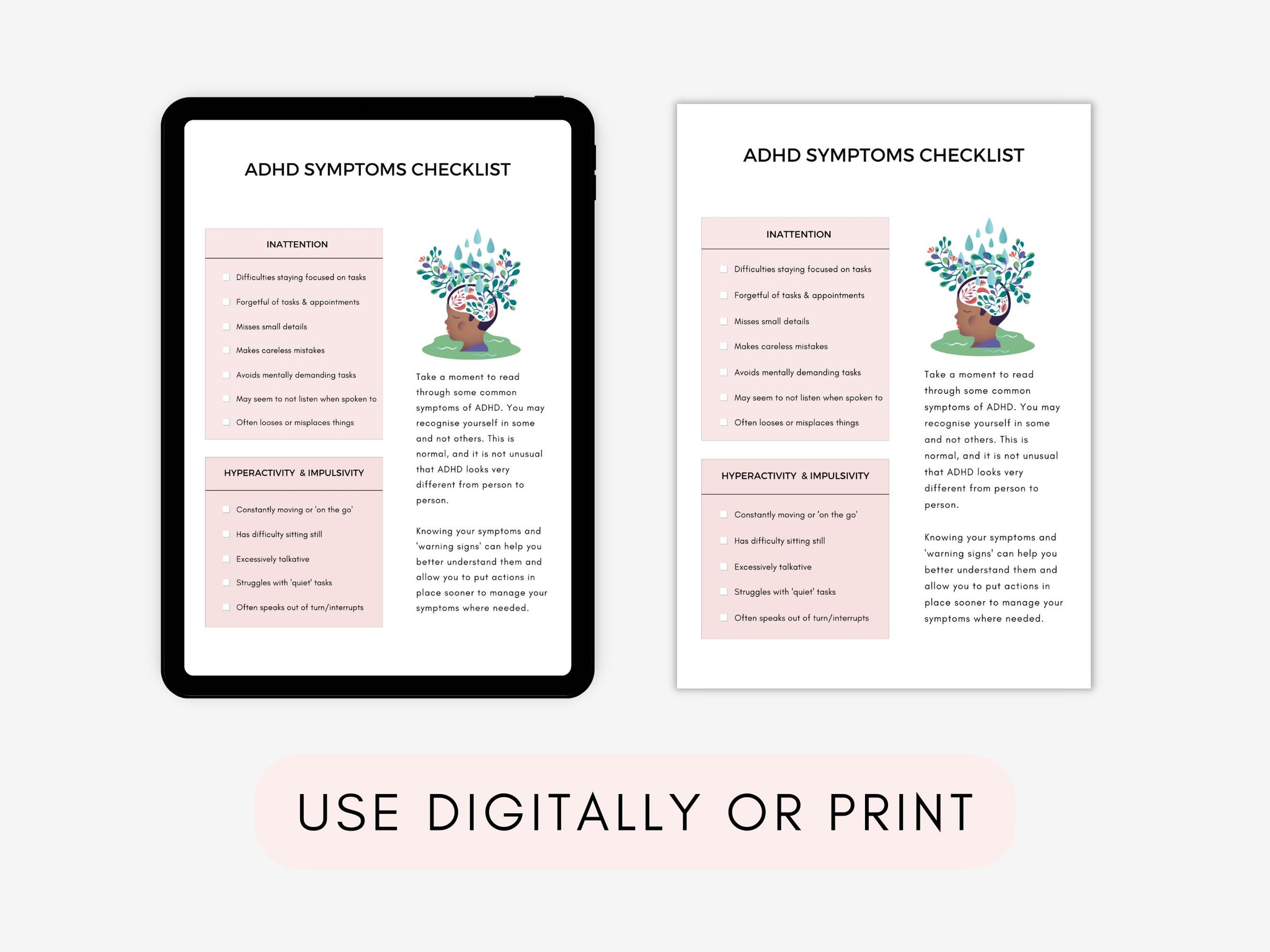 ADHD Worksheets Mega Bundle | My Thriving Mind