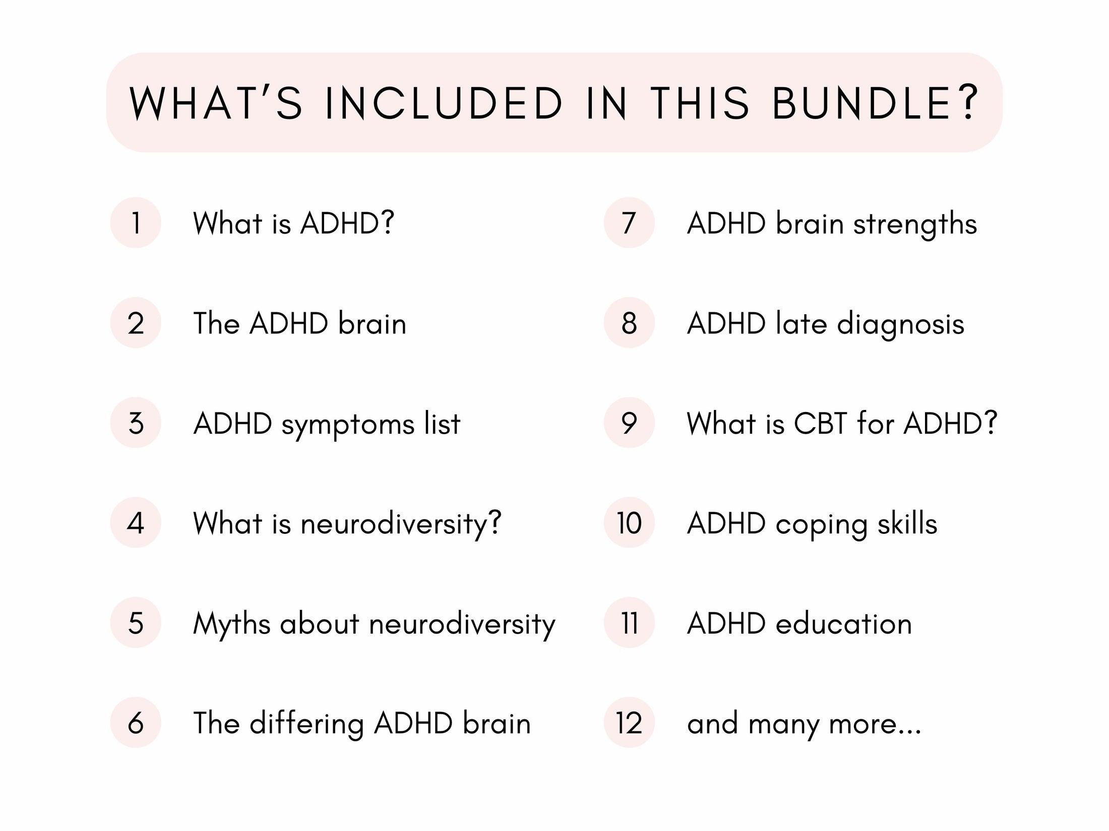 ADHD Worksheets Mega Bundle | My Thriving Mind