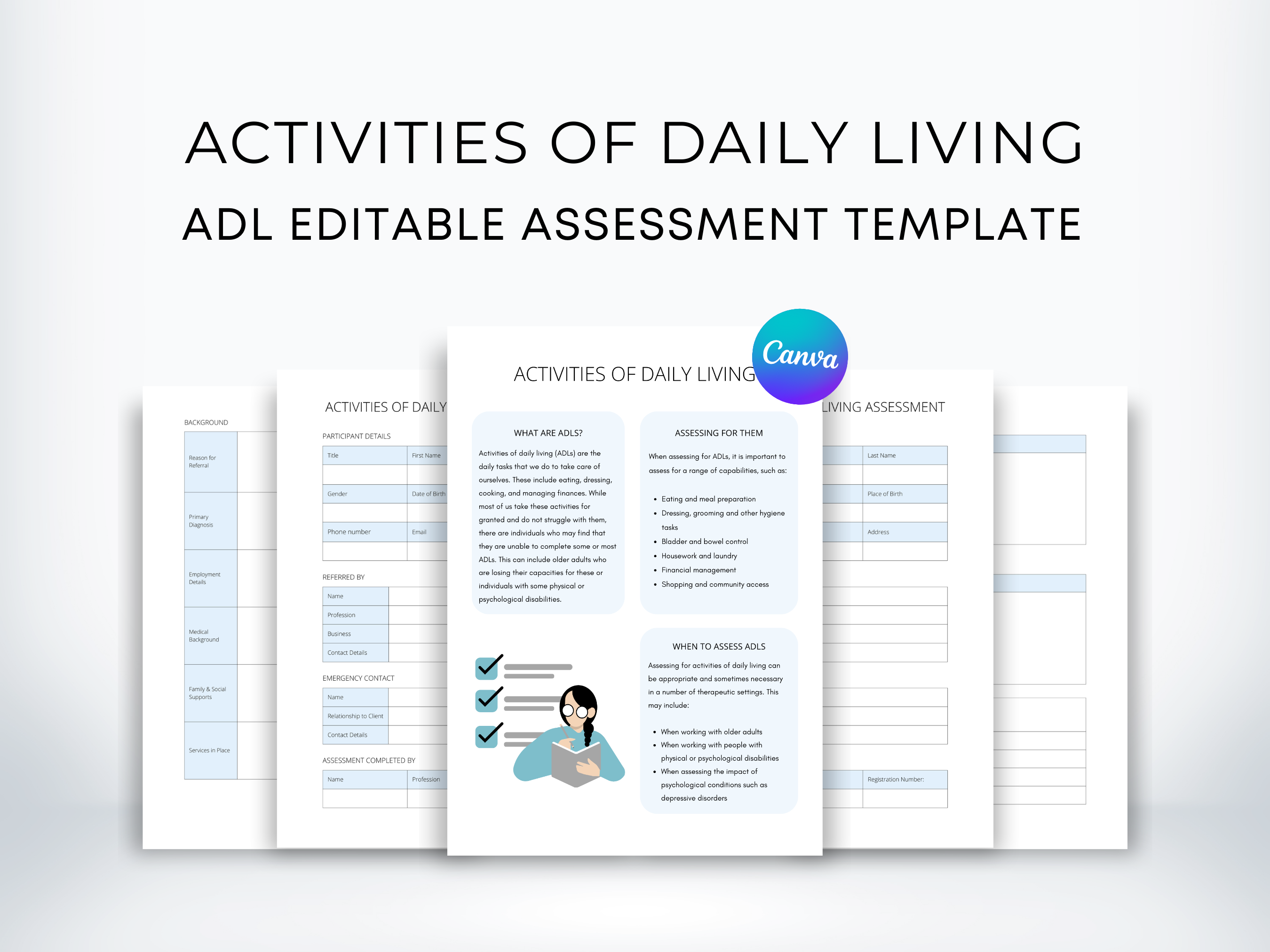 Activities of Daily Living (ADL) Assessment | My Thriving Mind
