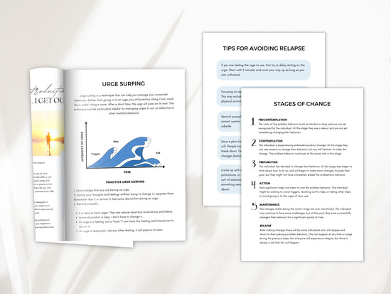 Addiction Worksheets Mega Bundle | My Thriving Mind