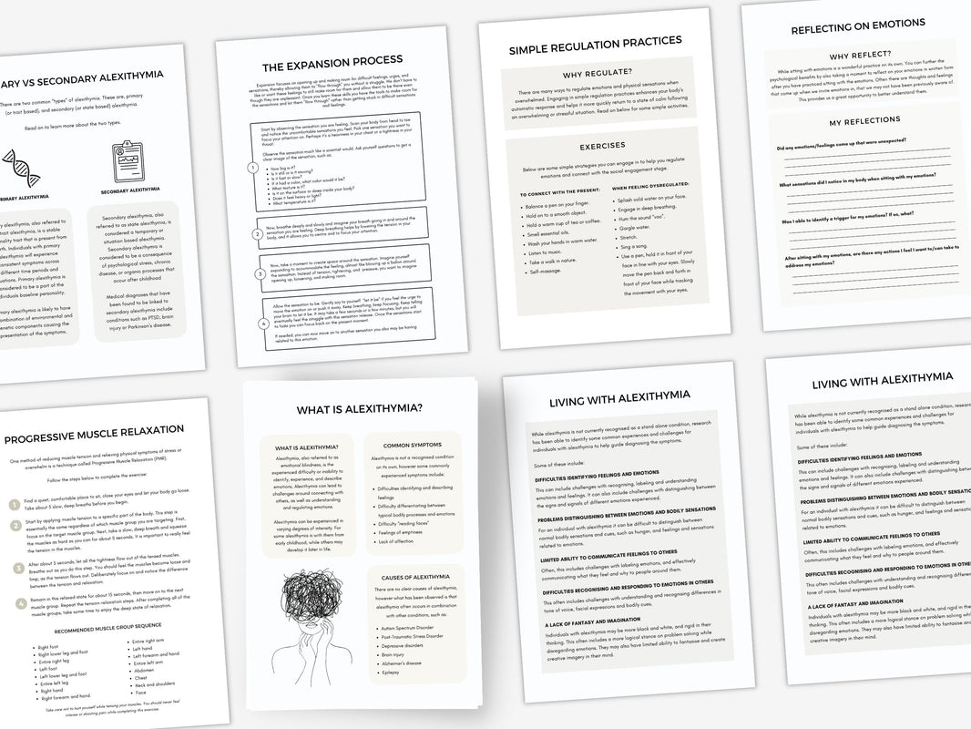 Therapy Worksheets for Teens | My Thriving Mind
