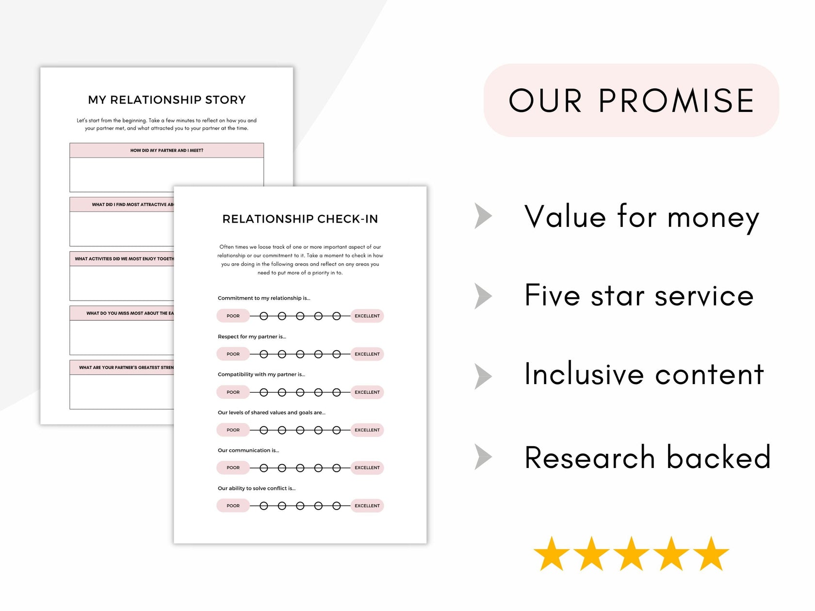 Building Healthy Relationship Worksheets | My Thriving Mind