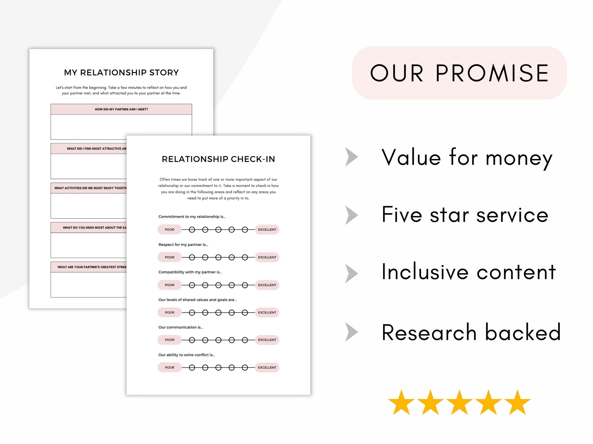 Building Healthy Relationship Worksheets | My Thriving Mind