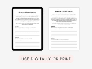 Building Healthy Relationship Worksheets | My Thriving Mind