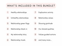 Building Healthy Relationship Worksheets | My Thriving Mind