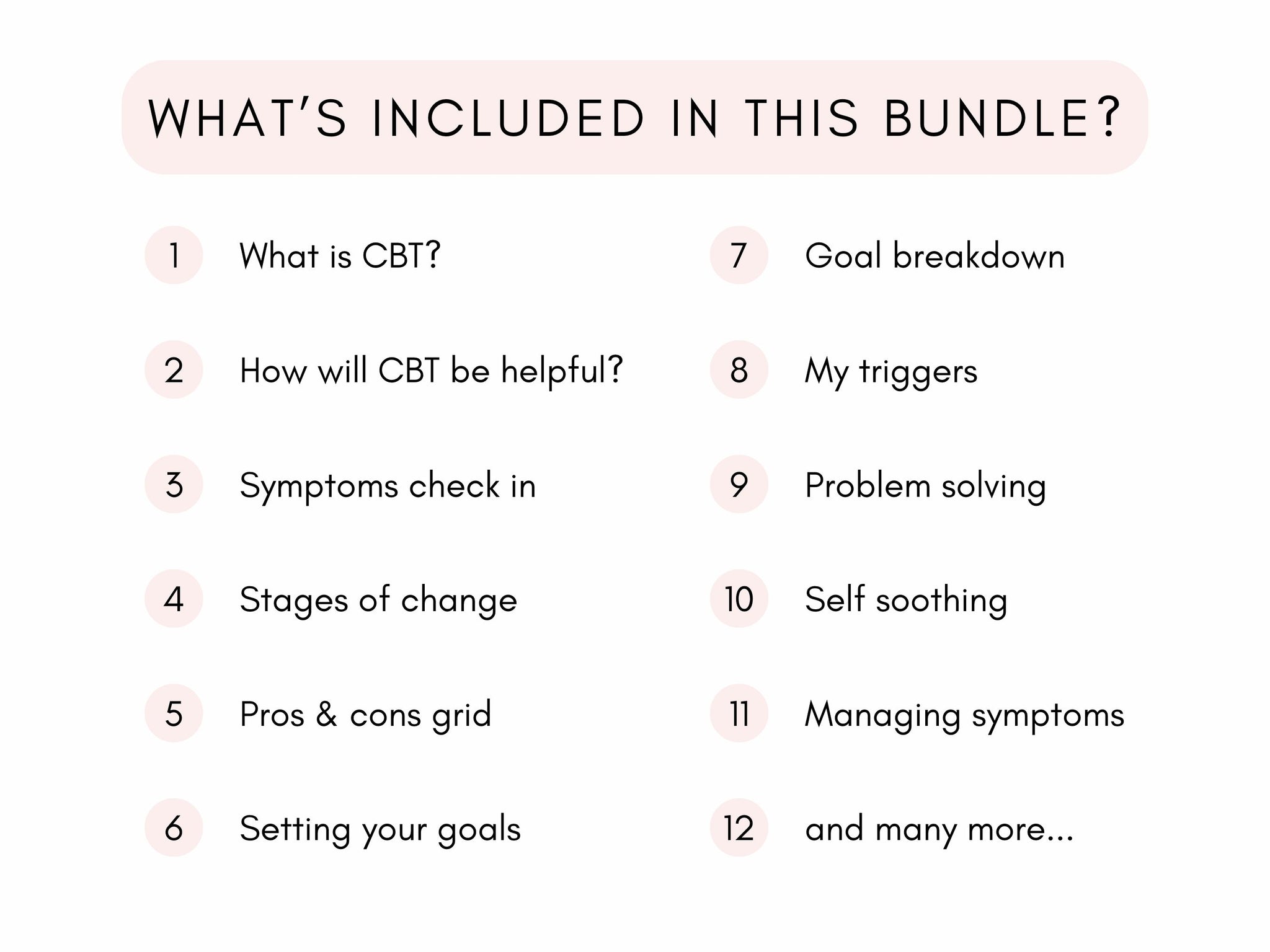 CBT for Eating Disorders Worksheets | My Thriving Mind