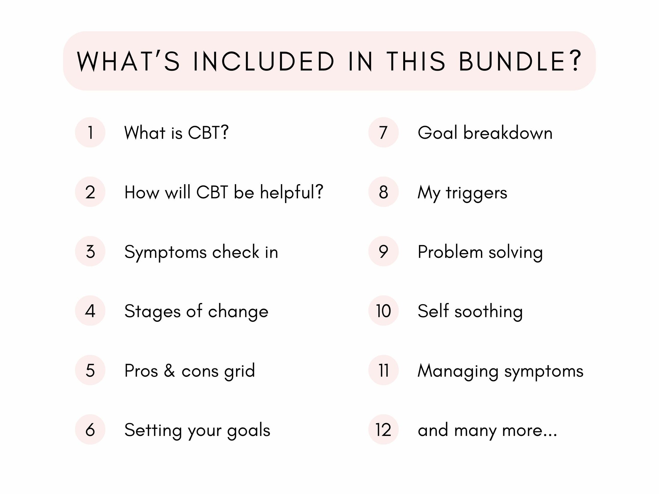 CBT for Eating Disorders Worksheets | My Thriving Mind