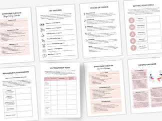 CBT for Eating Disorders Worksheets | My Thriving Mind