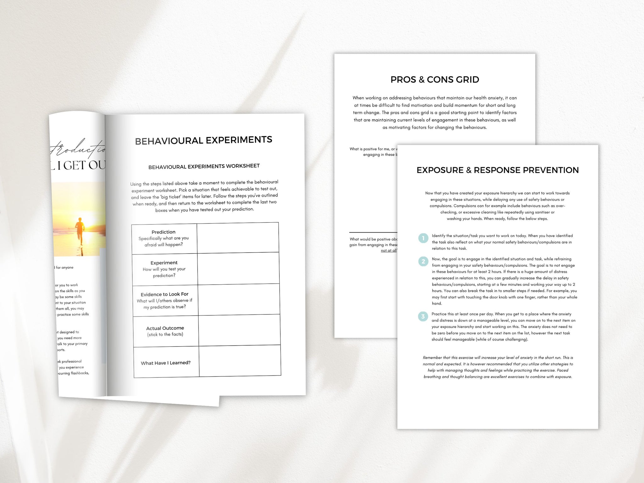 CBT for Health Anxiety Worksheets | My Thriving Mind