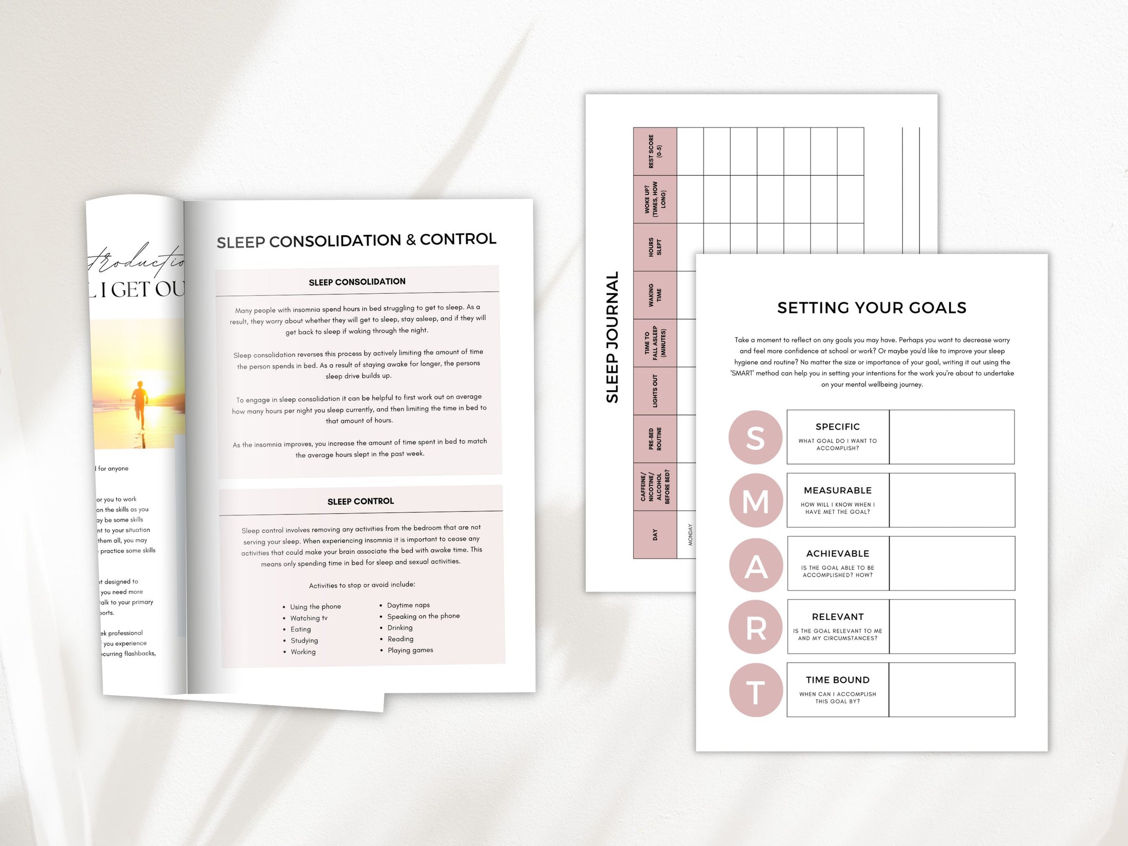 CBT for Insomnia Worksheets | My Thriving Mind