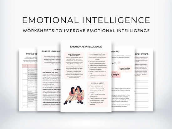 Emotional Intelligence Worksheets | My Thriving Mind