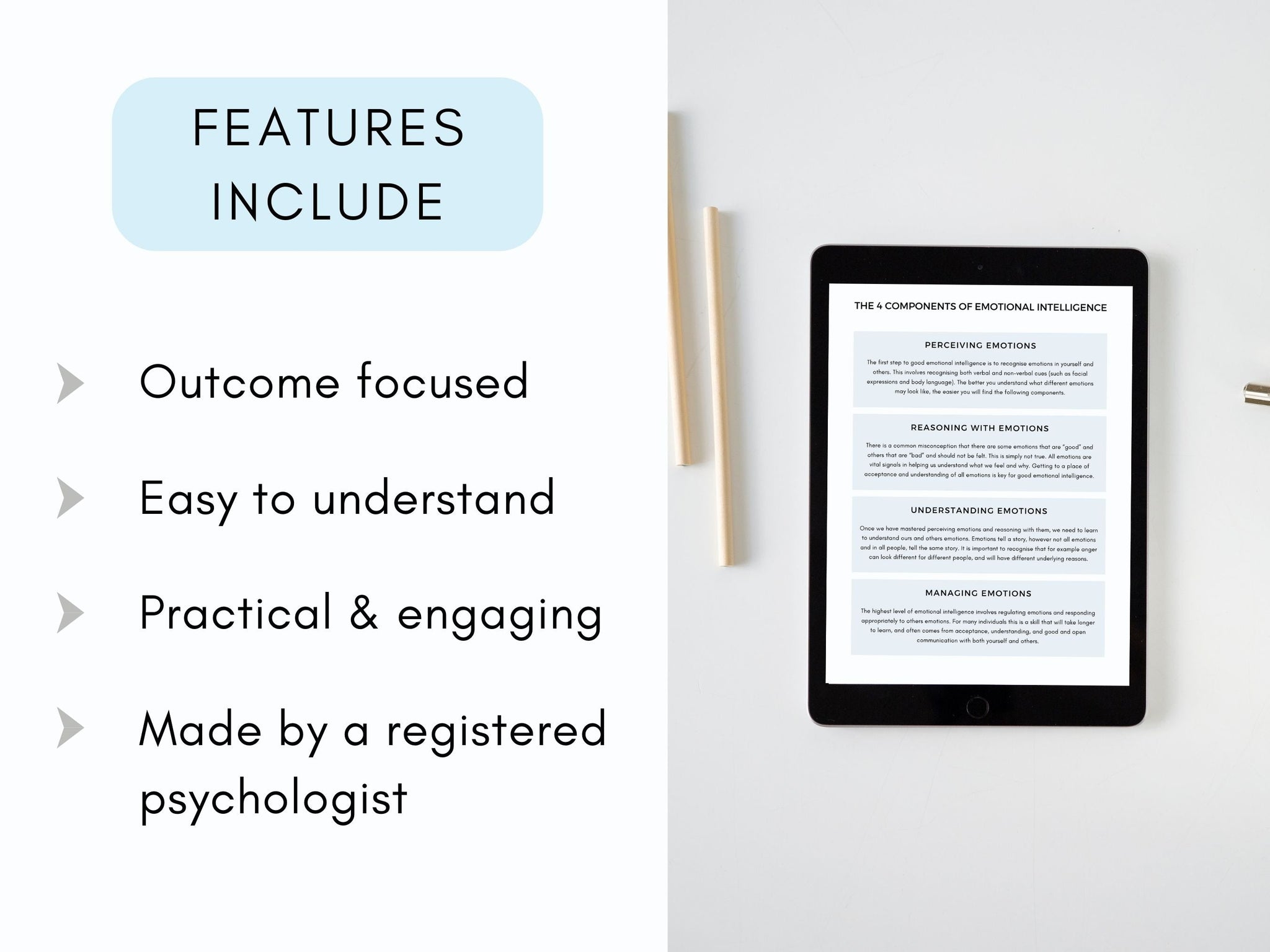 Emotional Intelligence Worksheets | My Thriving Mind