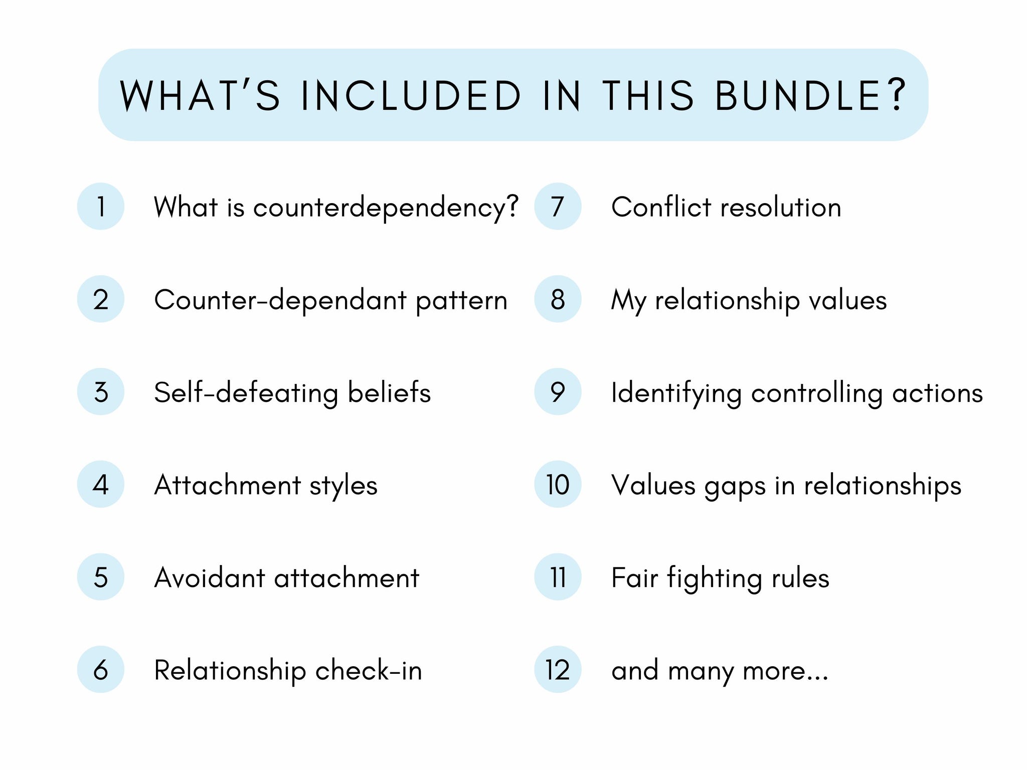 Overcoming Counter-Dependency Worksheets | My Thriving Mind