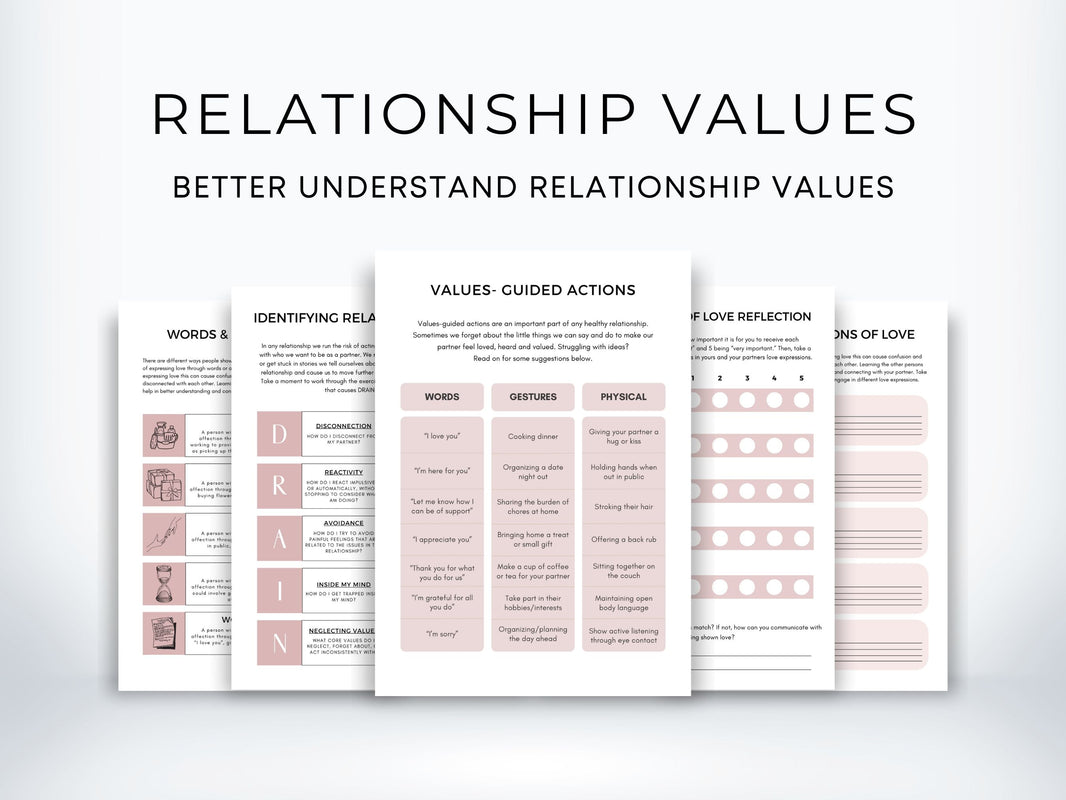 Couples Counseling Worksheets | My Thriving Mind