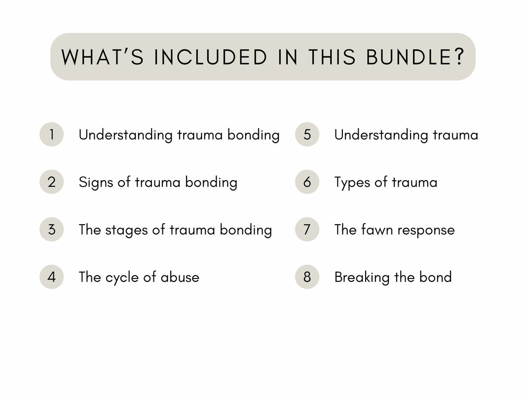 Trauma Worksheets | My Thriving Mind